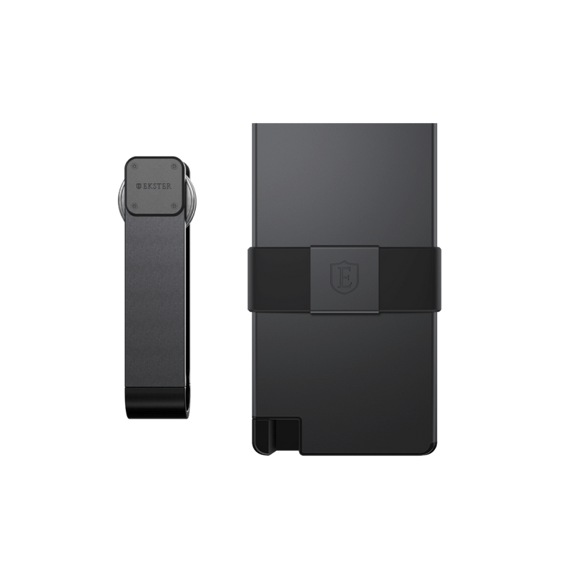 Key Case Bundle | Slim Case Space-grade Aluminum & Leather | Ekster®